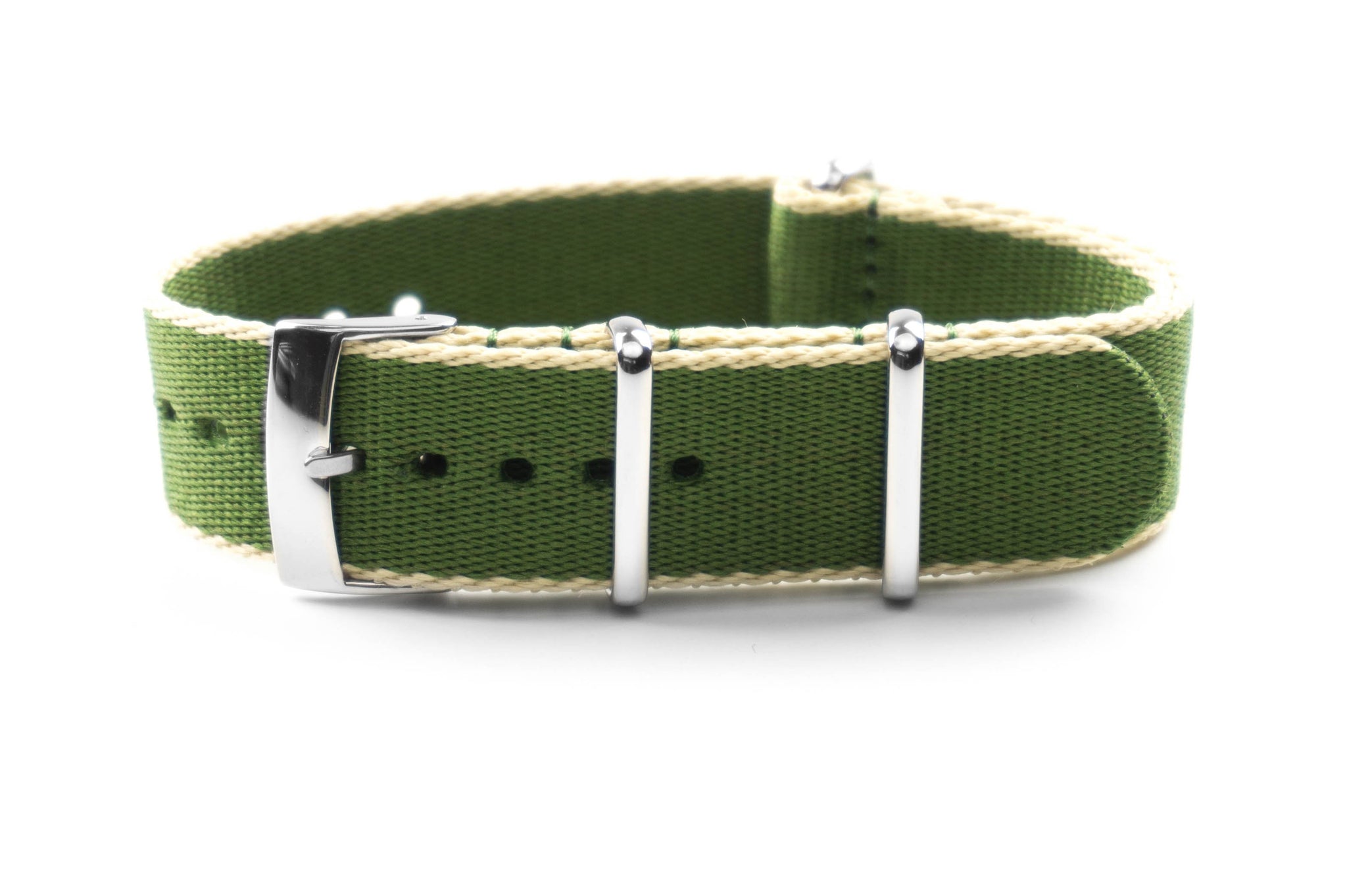 Correa Militar Premium Nylon Suave Verde Beige – Extensibles MX